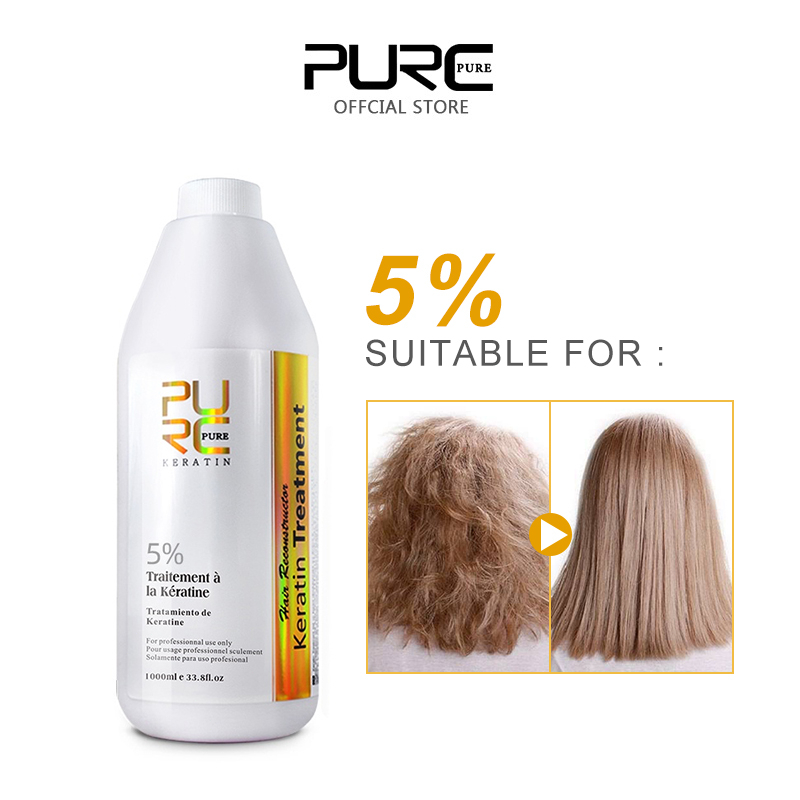 PURC Brazilian Keratin Treatment Smooth Repair Straight Hair Advanced ...