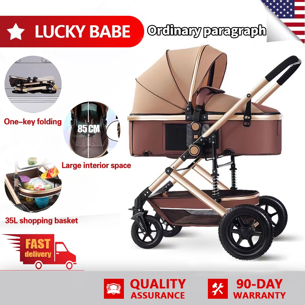 COD【Give 8 heavy gift】 stroller for baby lightweight stroller stroller ...