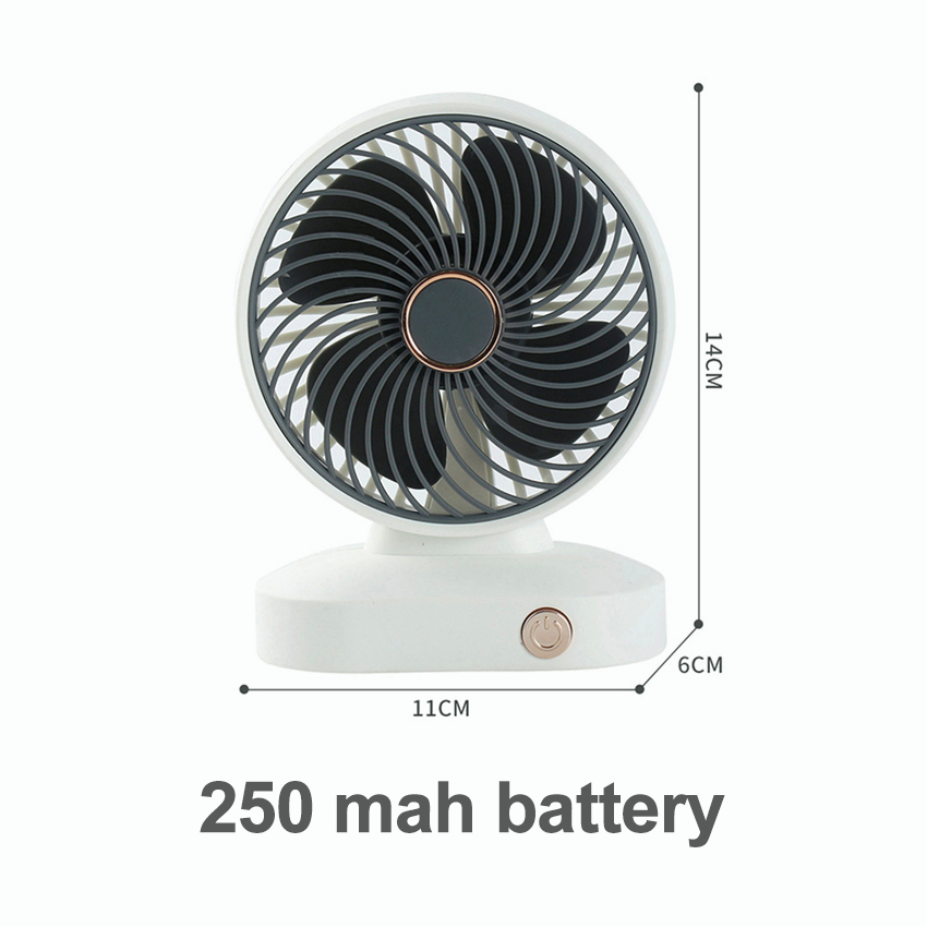GOOJODOQ Portable Mini Fan Rechargeable for School Kids Electric Small ...