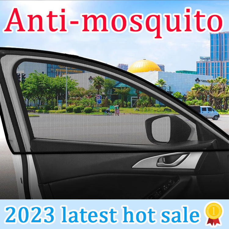 buy one get one car window screen Anti-mosquito and sun protection car ...