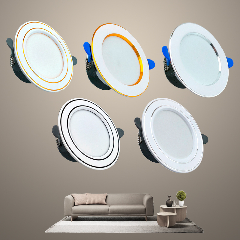 MEIJiaJia Tricolor Pin Light Ceiling Light Led Panel Light Cob ...