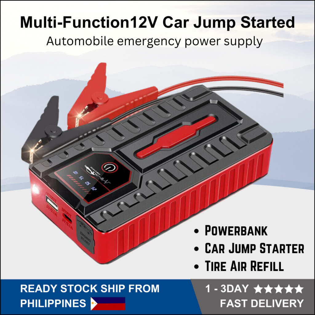 99800mAh Car Power bank High power With Pump Power Bank Car Jump Start ...