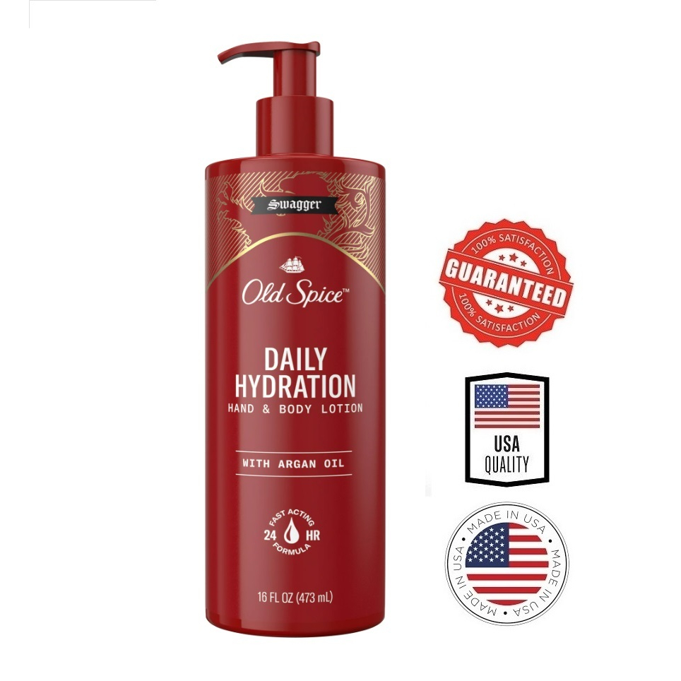 Old Spice Swagger Daily Hydration Hand & Body Lotion with Argon Oil ...