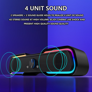 INPLAY BS-100 Sound Bar Speaker With Bluetooth For Laptop Pc | Shopee ...