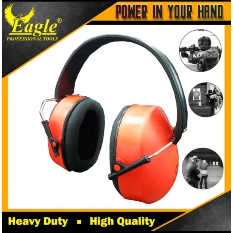 EAGLE EAR MUFF FOLDABLE NOISE REDUCTION EARMUFF PROTECTOR FOR TACTICAL ...