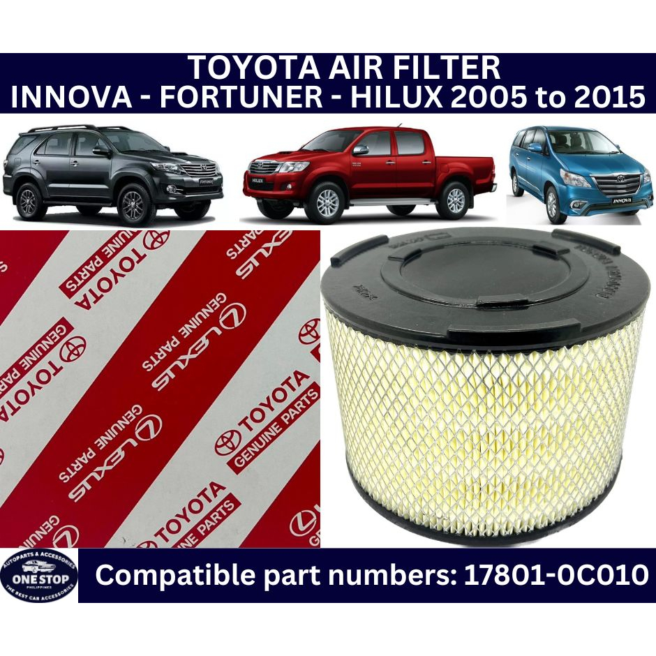 NEW ARRIVAL TOYOTA AIR FILTER FOR INNOVA /FORTUNER / HILUX 2005-2015 ...