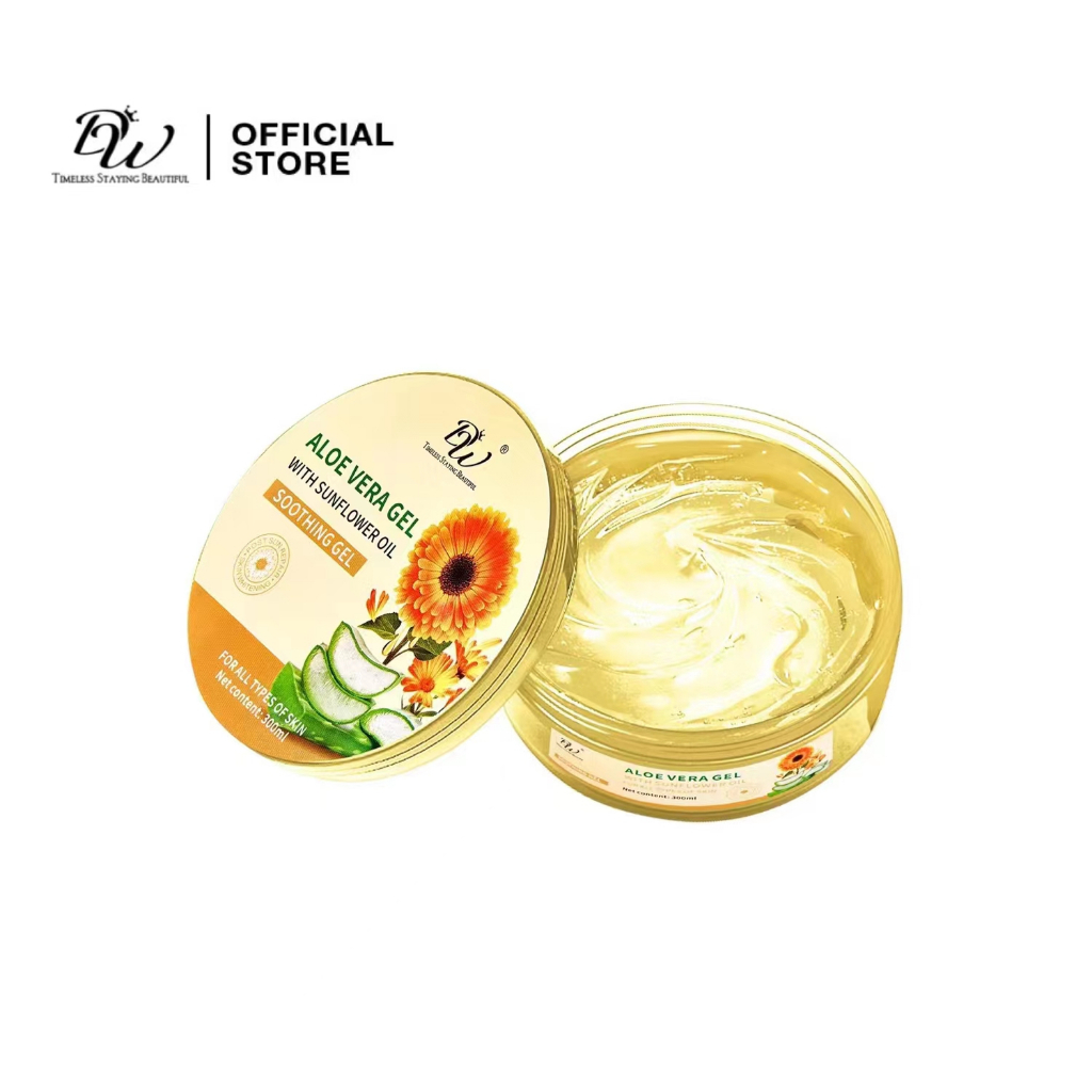 DW Aloe Vera Gel With Sunflower Oil Soothing Gel Face Mask 300ml ...
