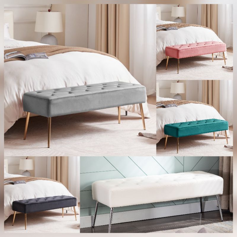 Modern Bench Upholstered | Shopee Philippines