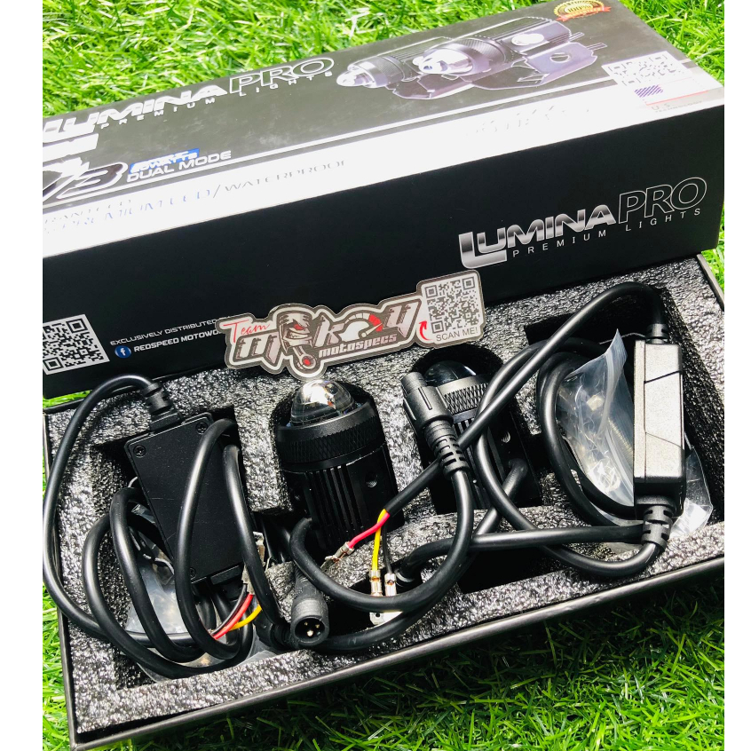 LUMINA PRO PREMIUM LIGHT MINI DRIVING LIGHT V3 MDL COLOR WHITE YELLOW ...