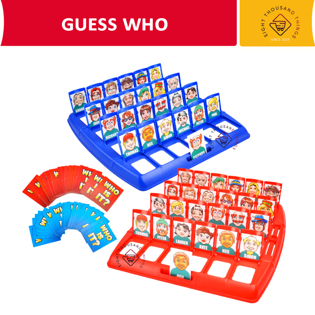 Guess Who? The Classic Mystery Face Game | Shopee Philippines