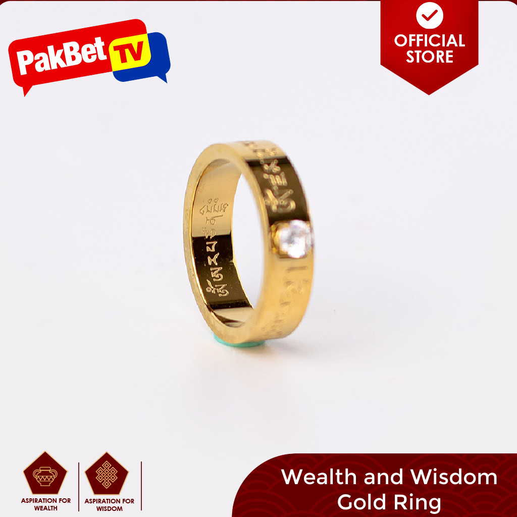 Wealth and Wisdom Gold Ring | Feng Shui by PakBet TV | Shopee Philippines