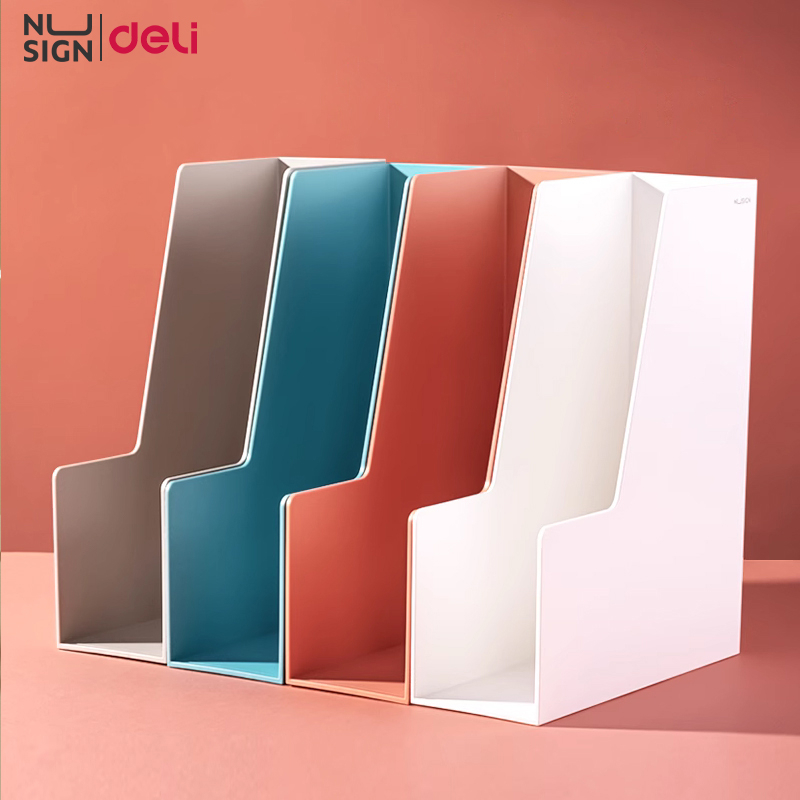 Nusign by Deli Desk File Storage Box Stand Document Organizer Storage ...