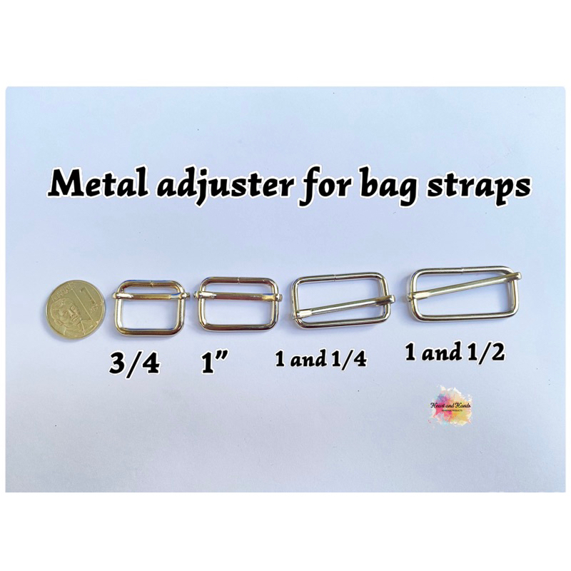 Metal Adjuster for bag straps MAKAPAL (4pcs per pack) | Shopee Philippines