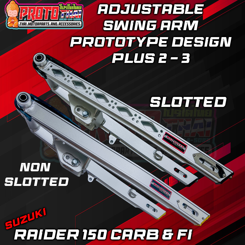 Swing Arm Prototype Plus 2 Raider 150 Carb / Fi Super Speed Thailand ...