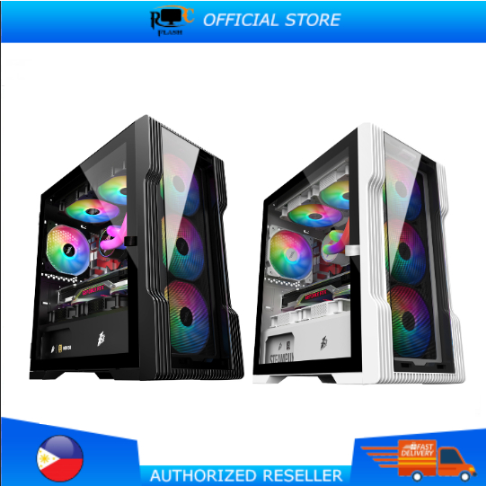 COMPUTER CASE 1STPLAYER TRILOBITE T3-G MID-TOWER GAMING CASE W/ TG SIDE ...