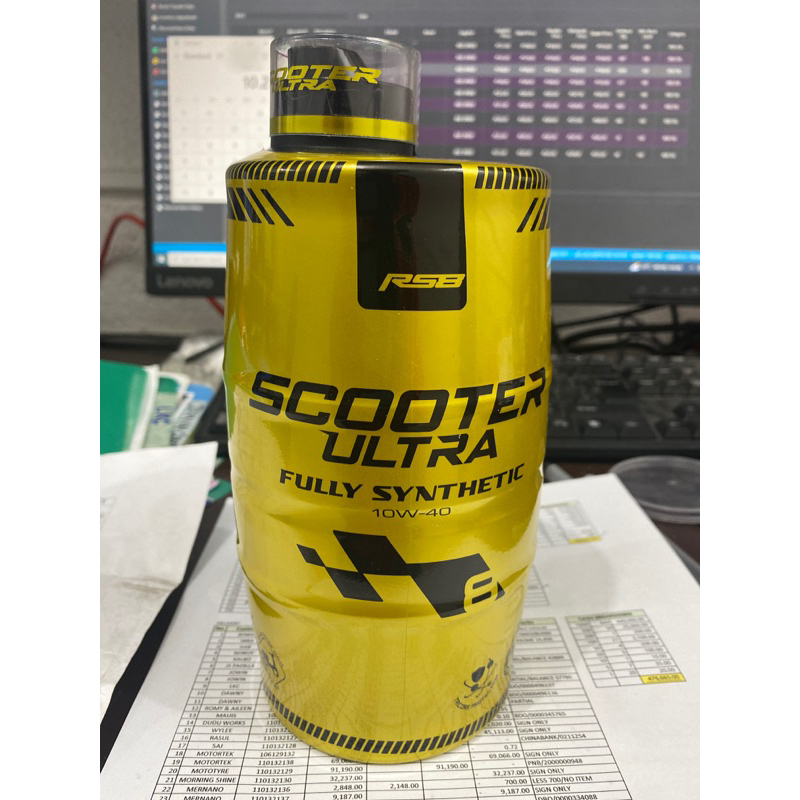 RS8 ENGINE OIL R9 and ULTRA SCOOTER 1L R9 10w-40 FULLY SYNTHETIC 800ml ...