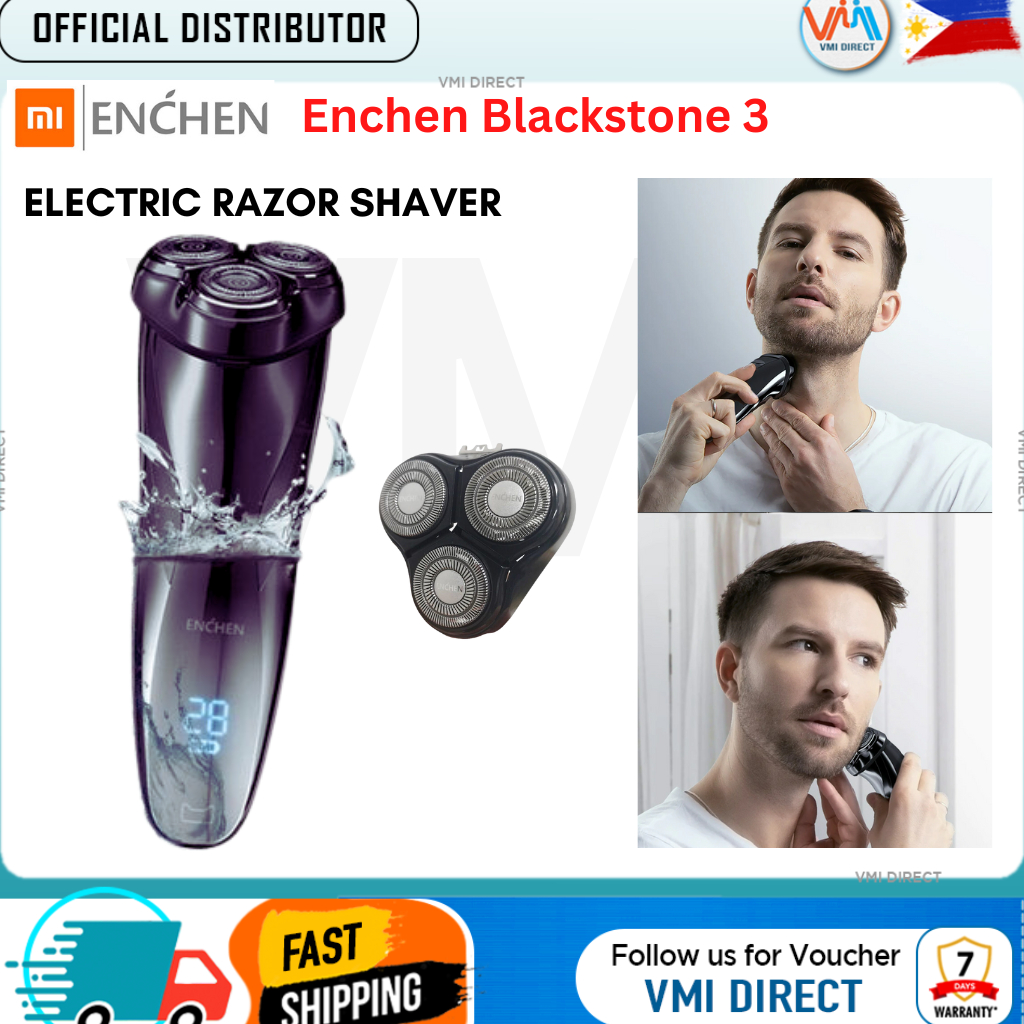 ENCHEN BlackStone 3D Electric Shaver Waterproof Floating Razors Beard ...