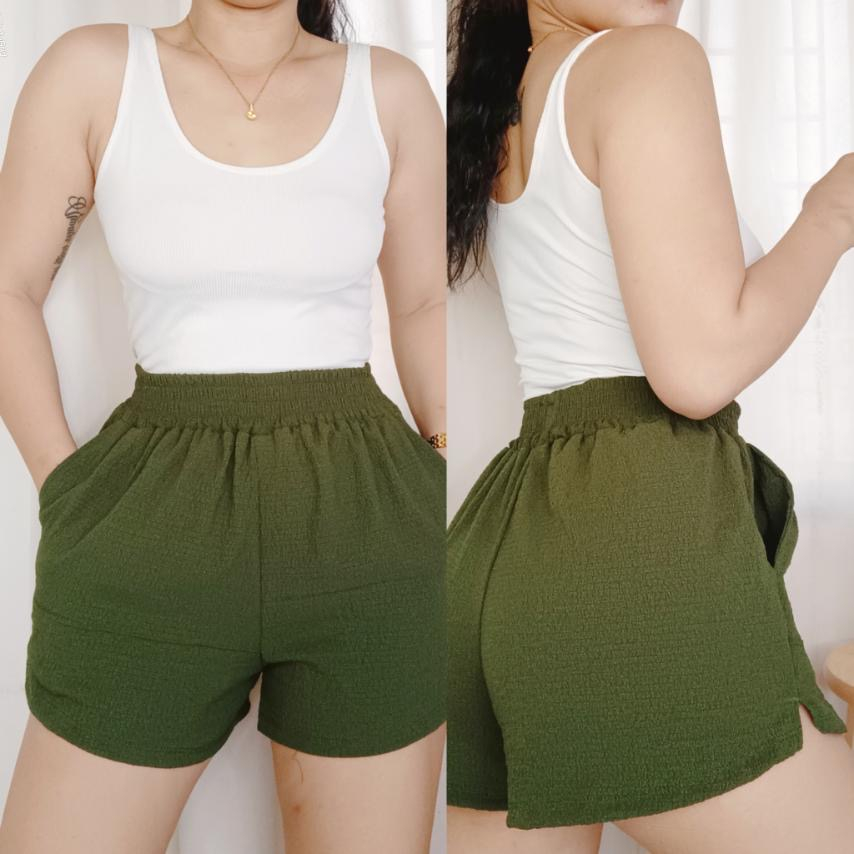 Mumu #KARYLLE BANGKOK Short with SLIT and TWO SIDE POCKET | Shopee Philippines