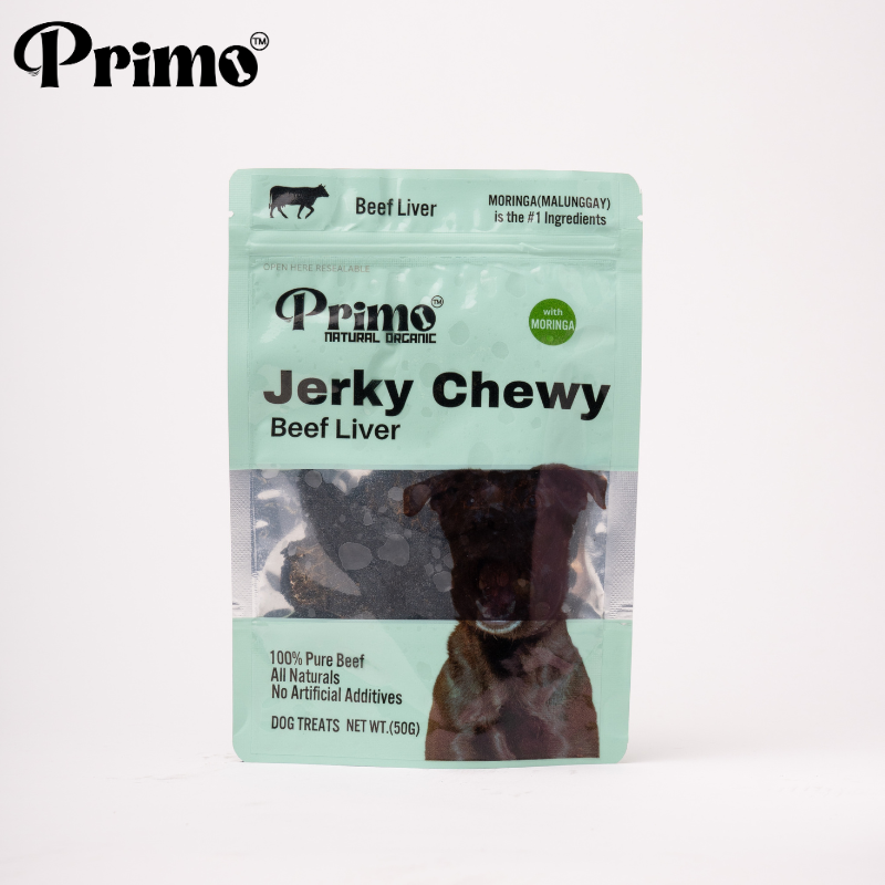 Primo Dog Jerky Treats with Moringa Beef Liver Immune Booster 50g ...