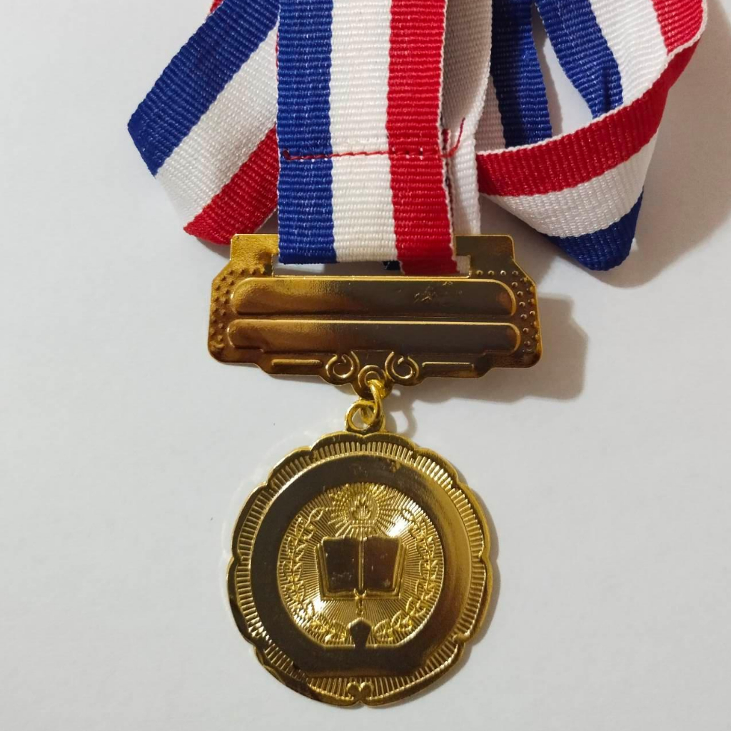 240 pieces Medal Medals Book And Torch 3.8 CMS With Blister Pack GOLD ...