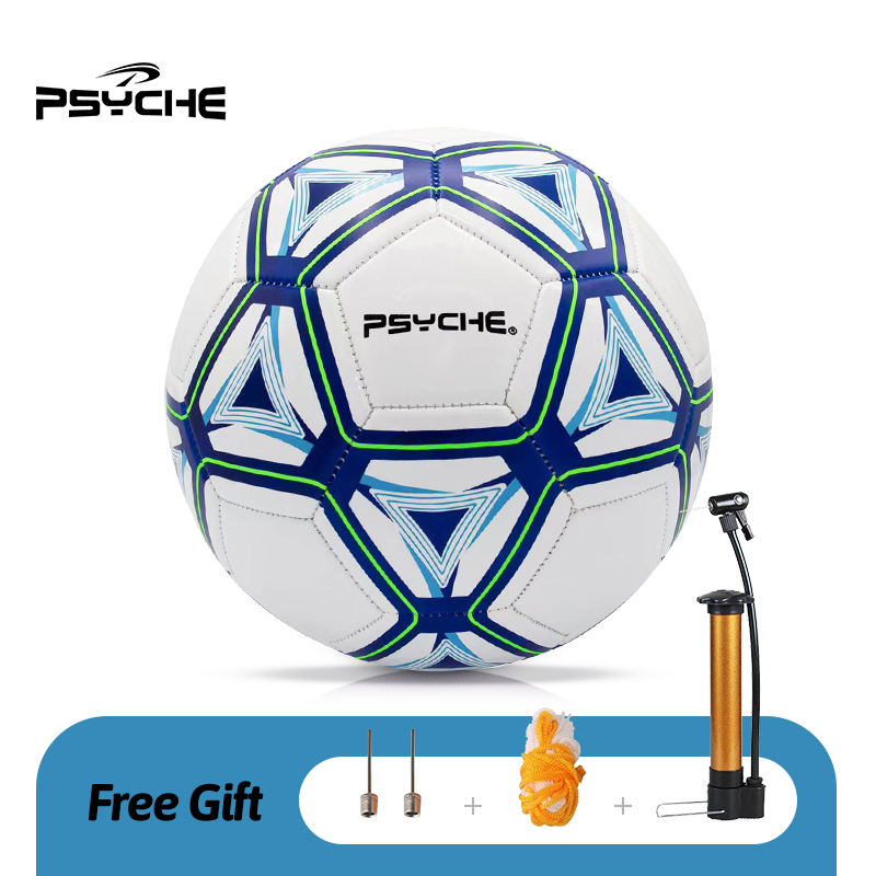 Psyche Soccer Ball Leather Football Official Size 5 Classic Outdoor ...