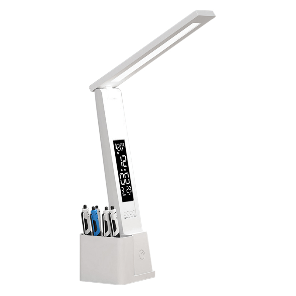 LED Study Lamp With Fan Multifunctional Desk Lamp With Pen Holder ...