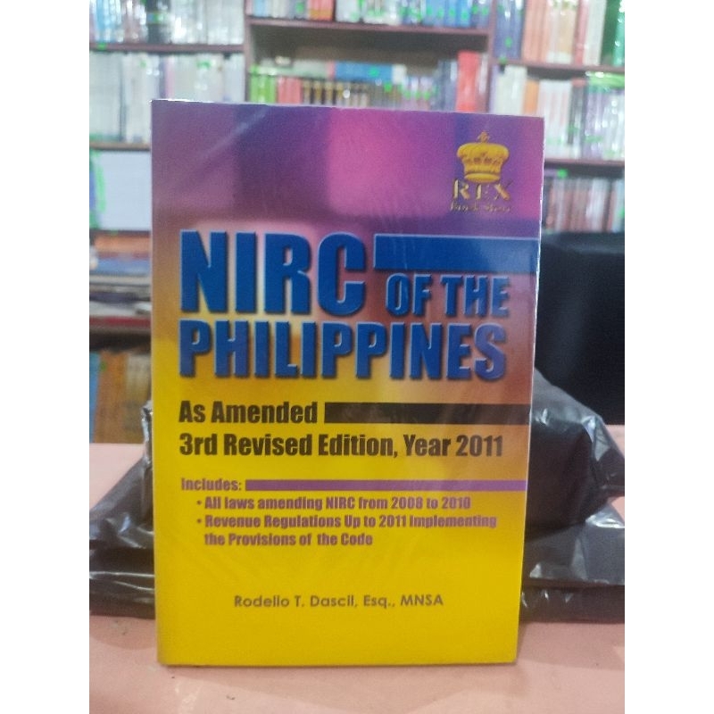 NIRC of the Philippines by Dascil | Shopee Philippines
