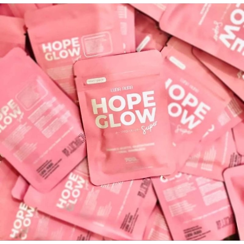 Hope Glow Advanced Glutathi0ne 700mg / 14 capsule per sachet(TRIAL PACK ...