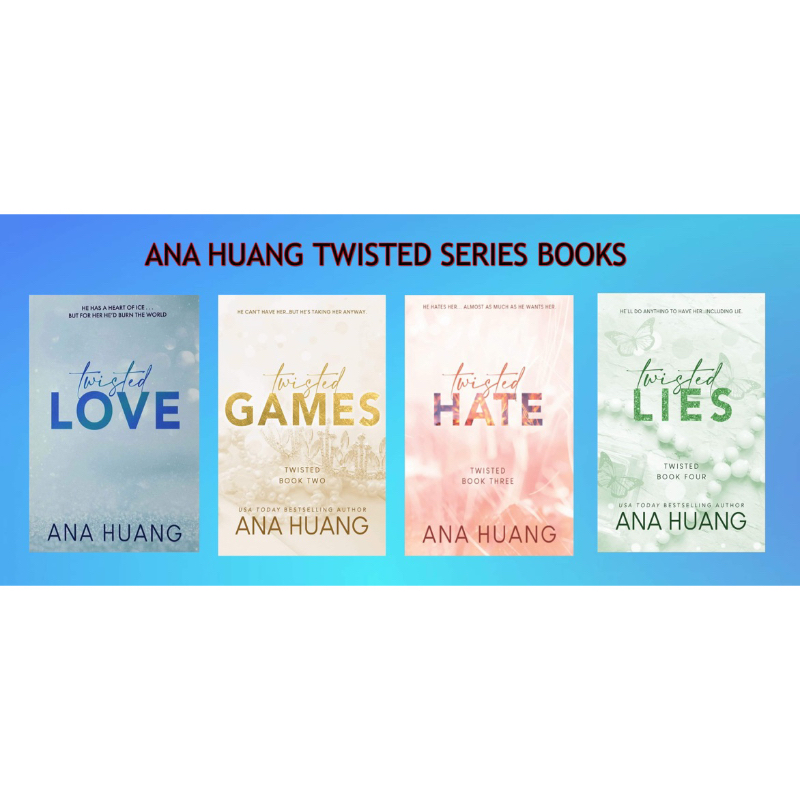 Twisted series by Ana Huang twisted love,game,hate lies Book by Ana Huang Special edition ...