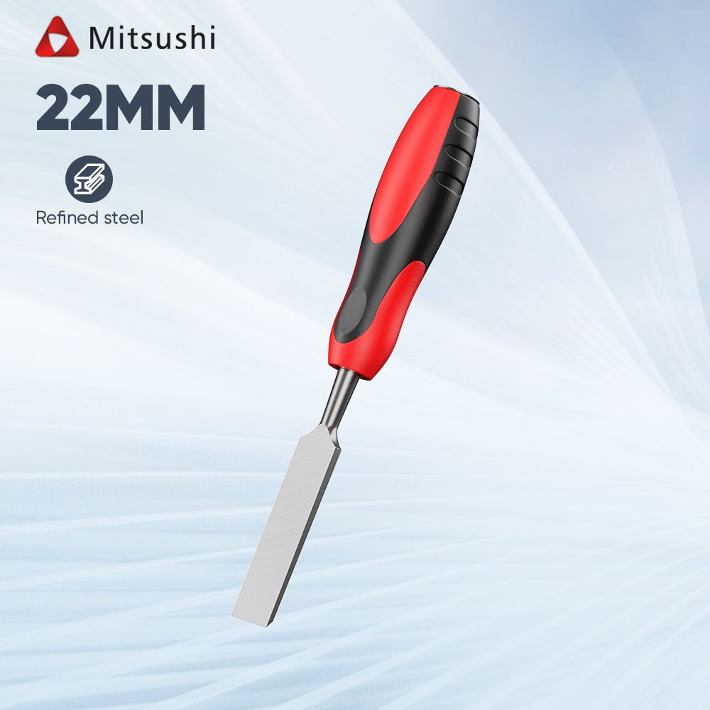 Mitsushi Industrial Wood Chisel 25mm/6mm Flat Chisel Wood Carving Tools ...