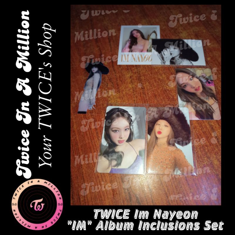 TWICE IM NAYEON "IM" Album Inclusions Set | Shopee Philippines