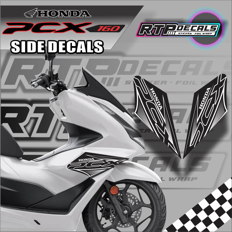 Honda PCX 160 Side Decals Sticker (PRINTED) | Shopee Philippines
