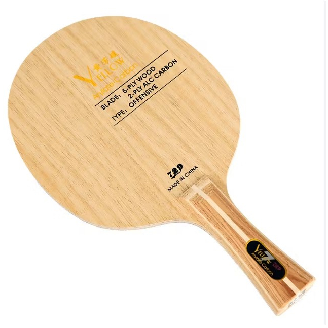Ritc 729 Yellow Carbon ALC 5+2 Carbon 6.0mm 90g orig table tennis Blade ...