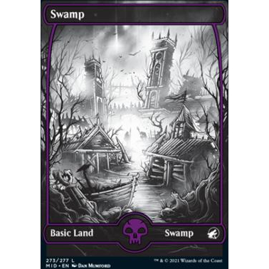 MTG Magic: The Gathering - Swamp (273) (272) MID | Shopee Philippines