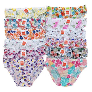 COD 6Pieces Floral Women's Panty Underwear M-L-XL-XXL | Shopee Philippines