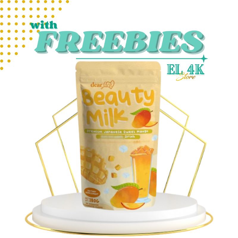 Dear Face Beauty Milk Mango Drink (10 sachets) | Shopee Philippines