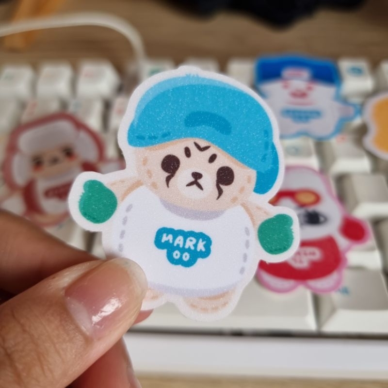 NCT Dream Plushie Fanart Waterproof Glitter-Laminated Stickers | Shopee ...