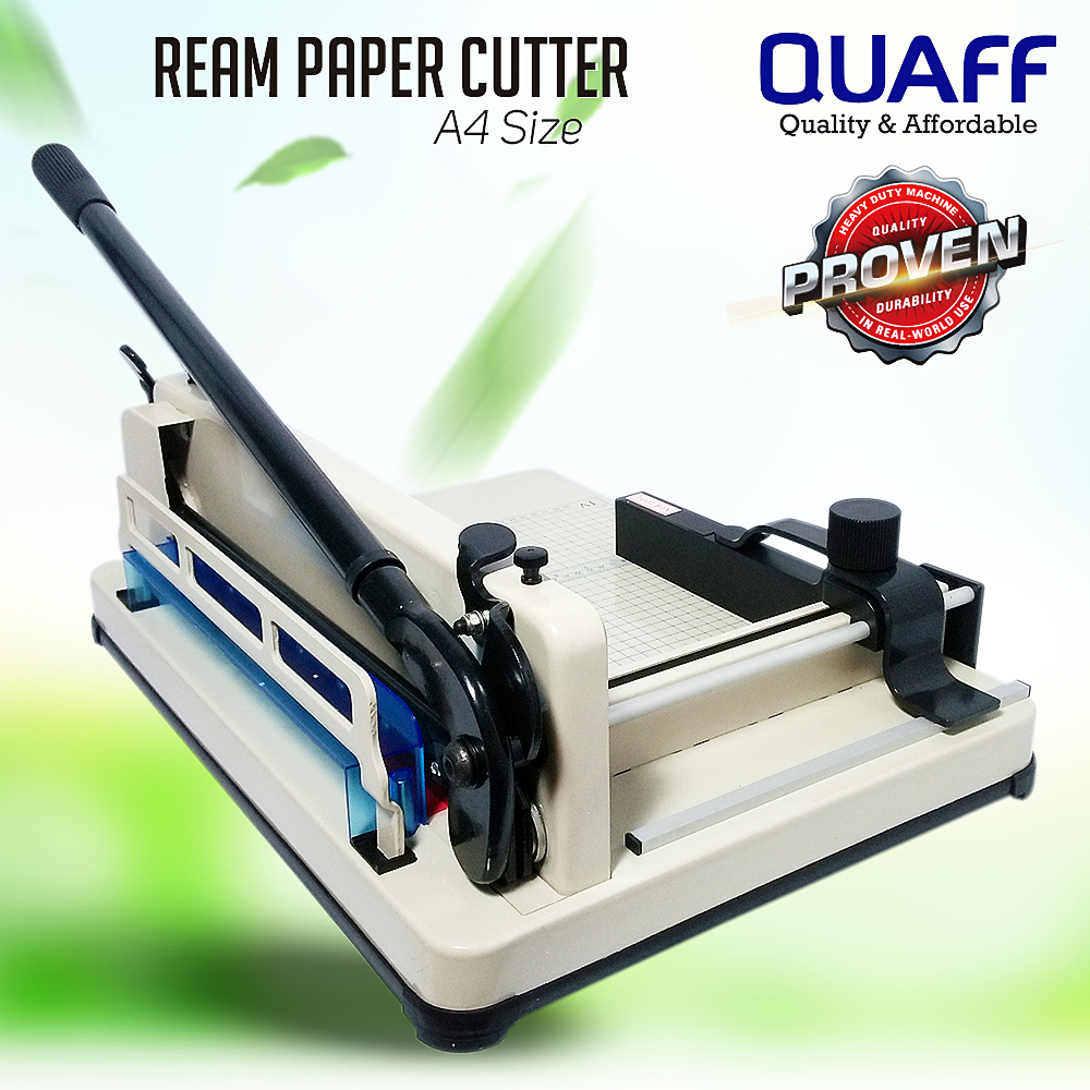 QUAFF Ream Cutter Heavy Duty Metal Body A4/A3 Size | Shopee Philippines