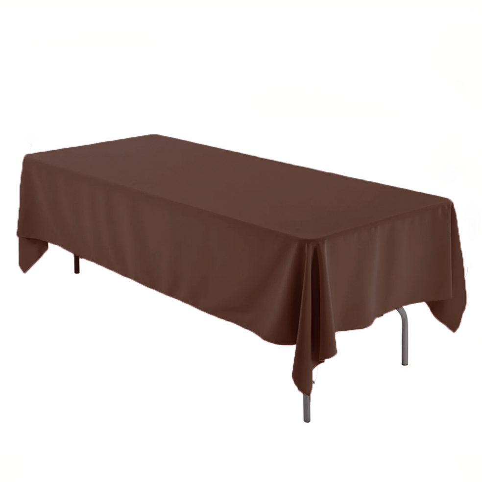 Plain Table Cloth Geena Wedding Rectangular Tablecloths Elegant Cover ...