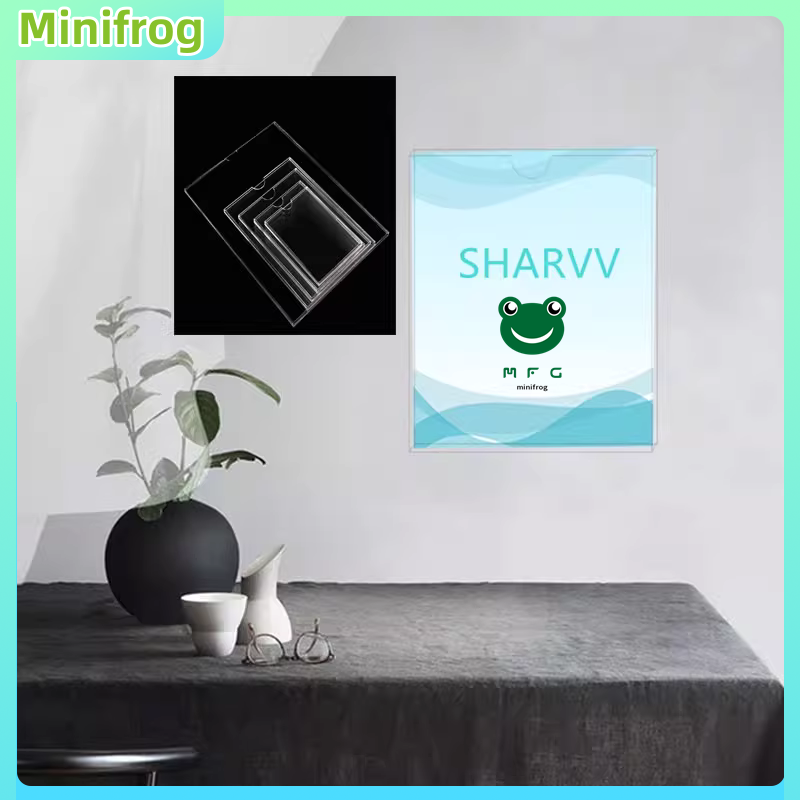 【COD】A4 A5 Clear Acrylic Wall Frame Paper Holder Poster Photo Display ...