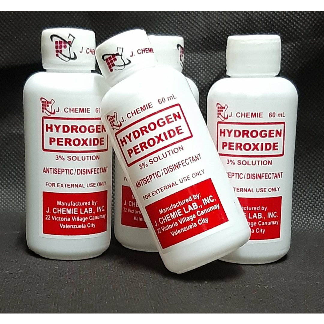 60 mL J.CHEMIE HYDROGEN PEROXIDE 3% SOLUTION ANTISEPTIC/ DISINFECTANT ...