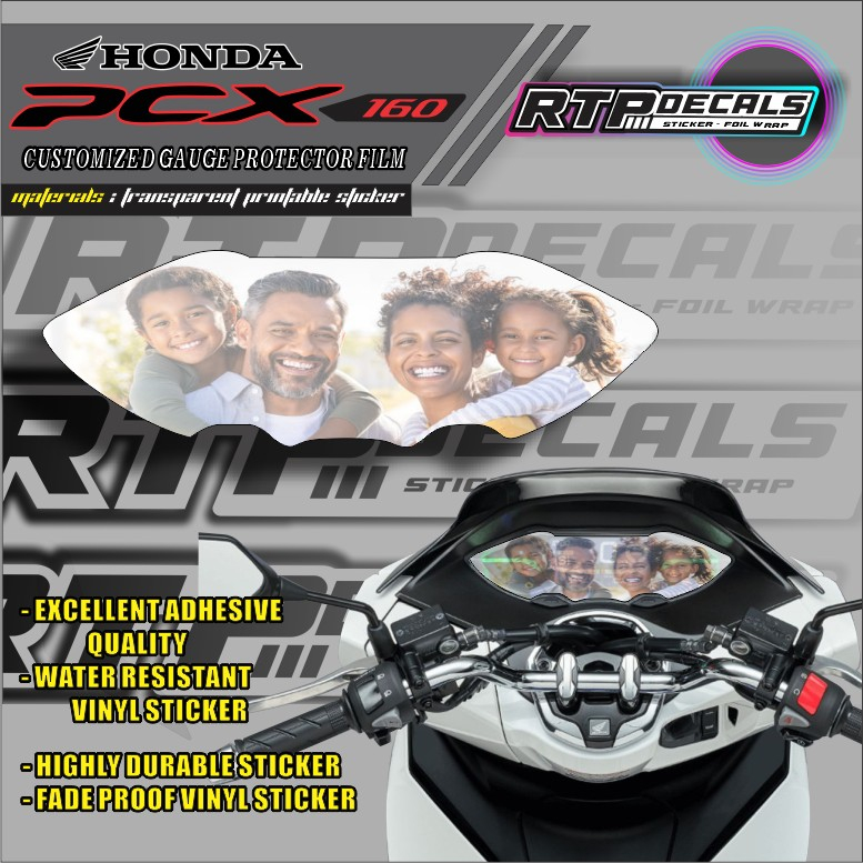 HONDA PCX 160 CUSTOMIZED GAUGE PANEL FILM (NEW) | Shopee Philippines