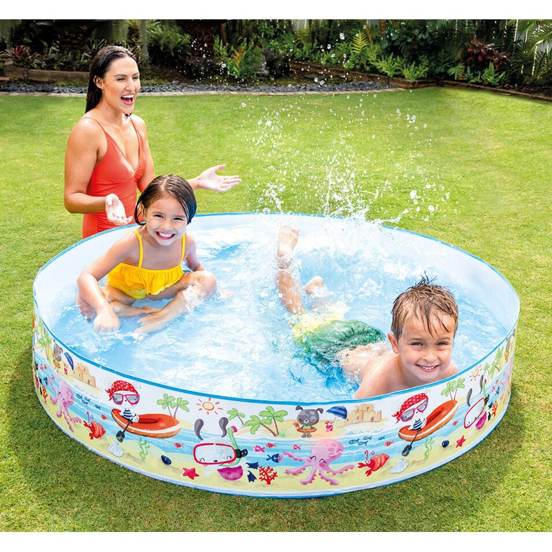 1.52*25CM Portable SWIMMING POOL （INTEX ）pool for kids | Shopee Philippines
