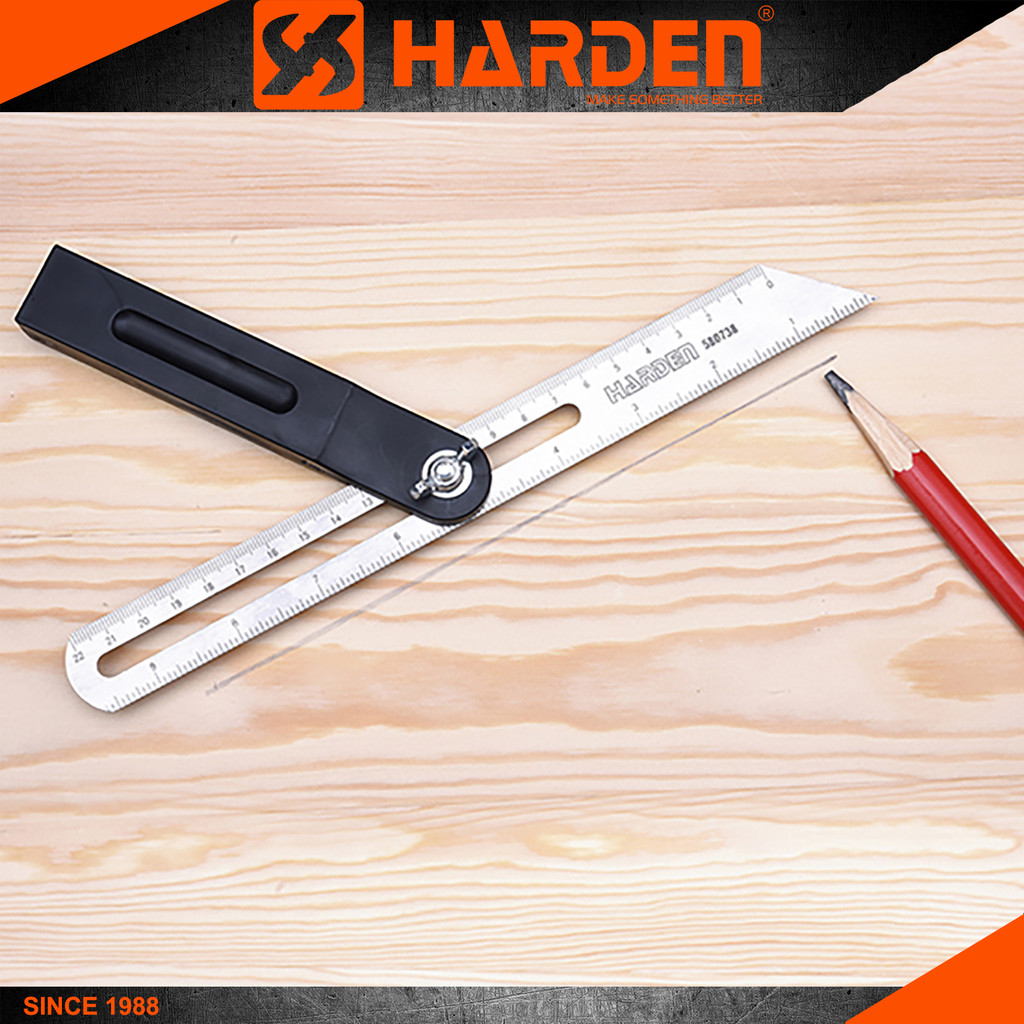 Harden 580738 8"/200mm Sliding Bevel Ruler | Shopee Philippines