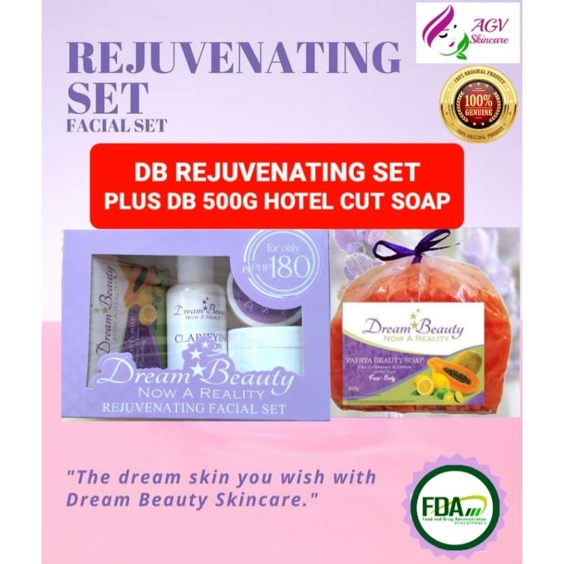 DREAM BEAUTY REJUVENATING SET PLUS 500 GRAMS PAPAYA BEAUTY SOAP HOTEL ...