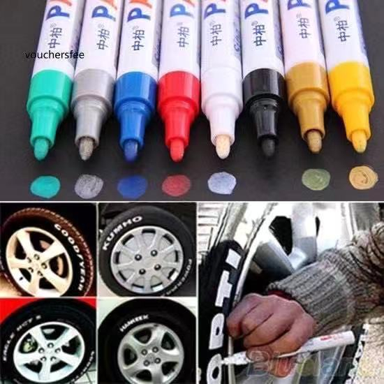 1Pcs Original Motorcycle Car Waterproof Rubber Permanent Paint Marker ...