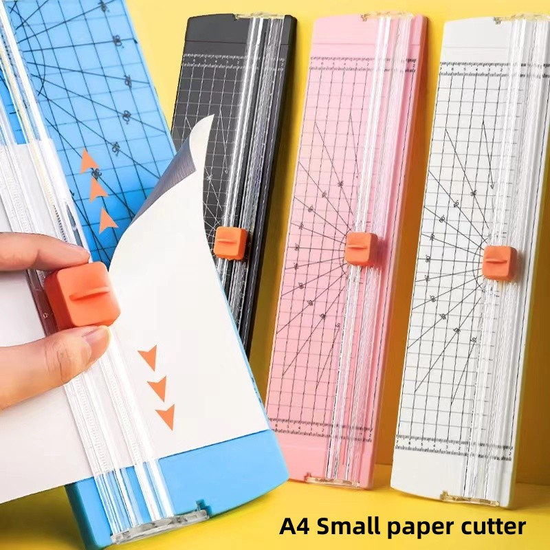 A4 Paper Trimmer Portable Size Plastic Paper Cutter Manual Cutting Tool ...