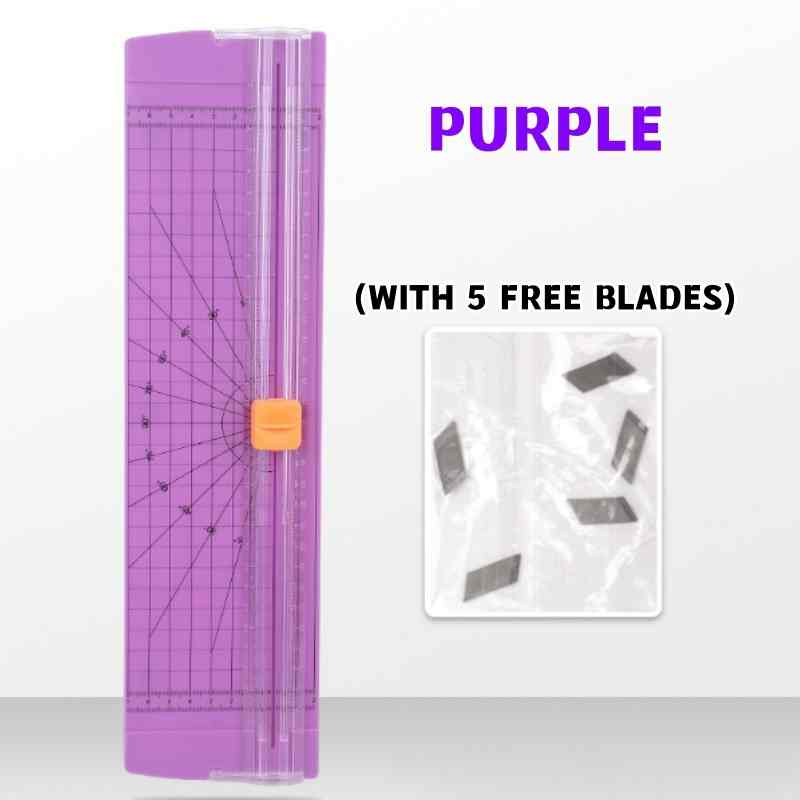 A4 Paper Trimmer Portable Size Plastic Paper Cutter Manual Cutting Tool ...