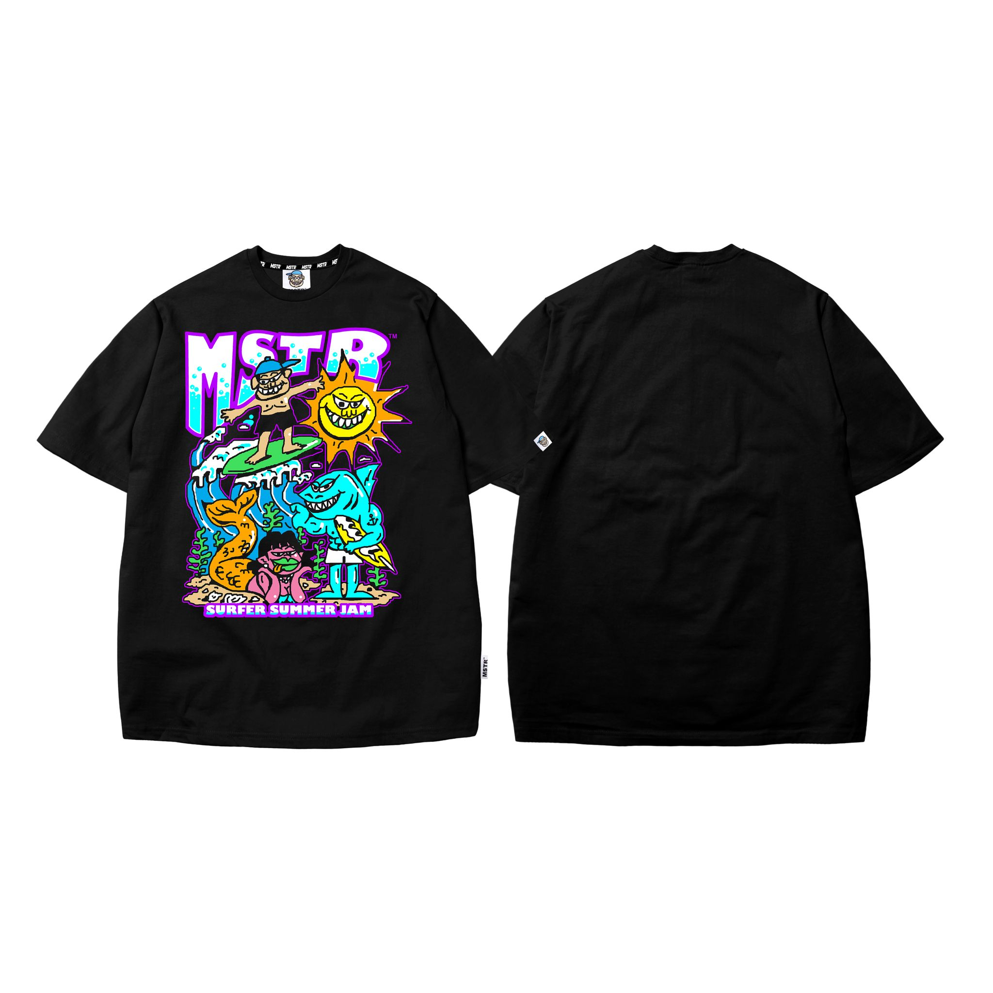MSTR CO. - SUMMER COLLECTION 2023 "SHARKBOY" Men T-Shirt (Black ...