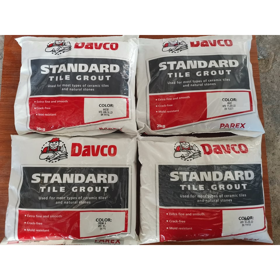 TILE GROUT ALL COLORS | ASSORTED BRAND | ABC DAVCO BUILDRITE | 1KILO ...